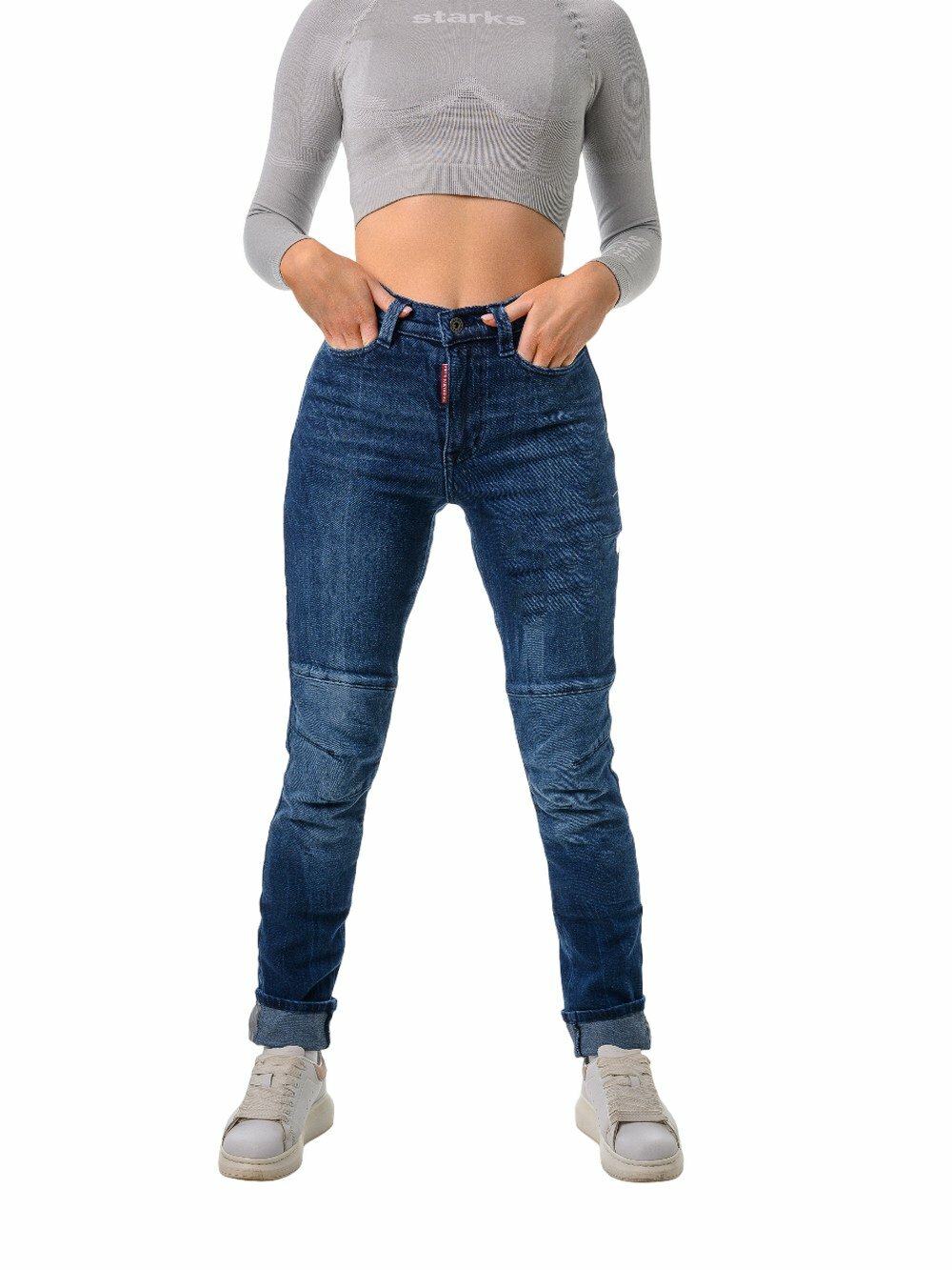 Starks Мотоджинсы Zena Lite Синий 32