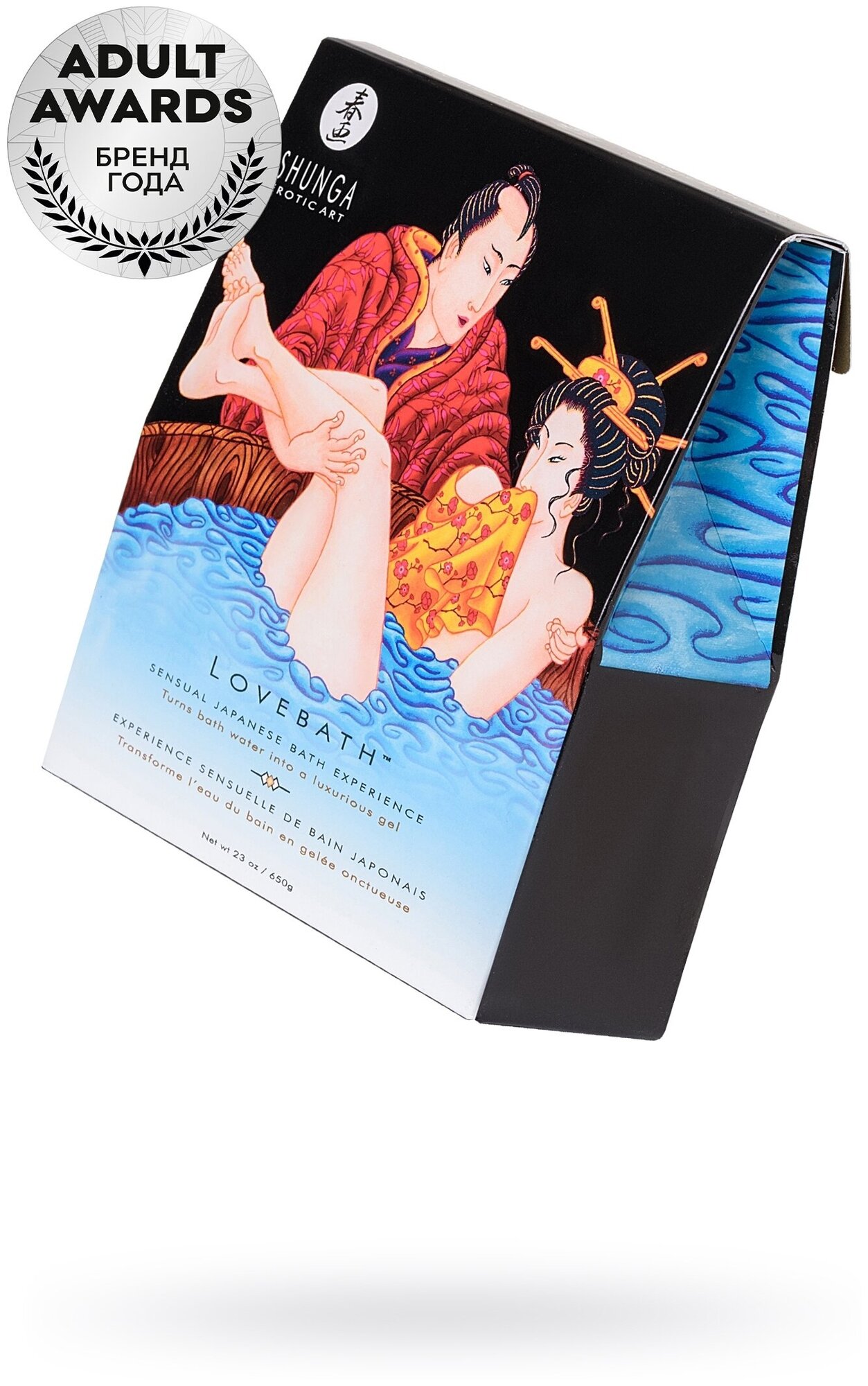 Соль для ванны Lovebath Ocean Temptation, превращающая воду в гель, 650 г