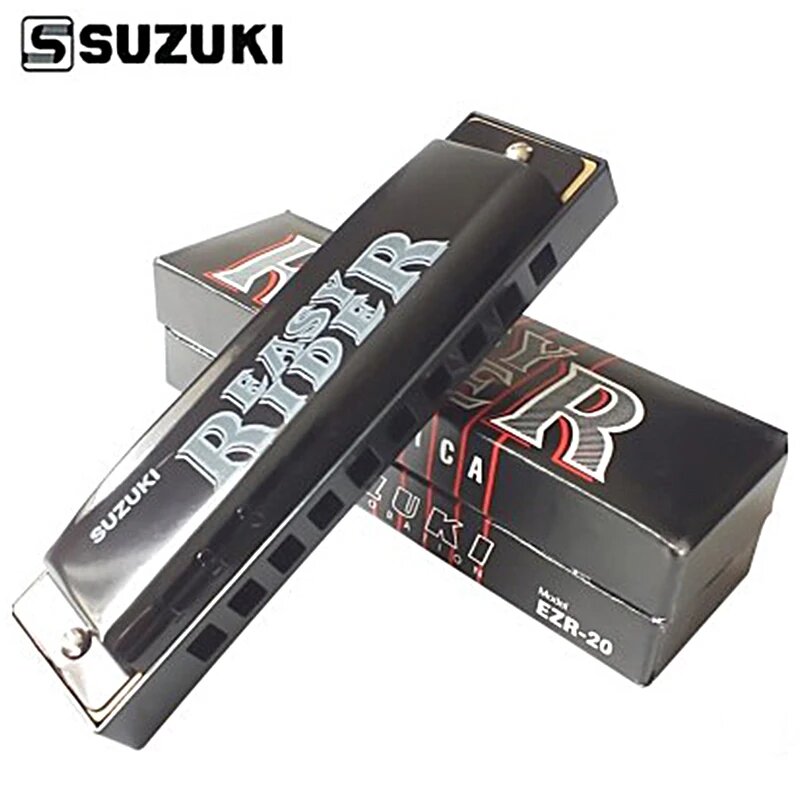 Suzuki EZR-20B Easy Rider губная гармоника A key BLACK