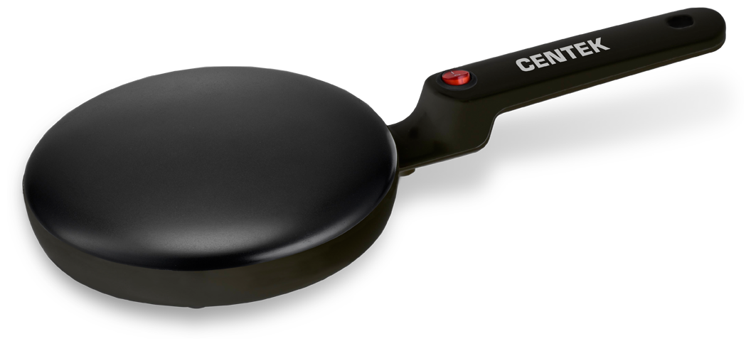 Блинница электрическая Centek CT-1455, погружная, 800 Вт, d=20 см, чёрная 3314700