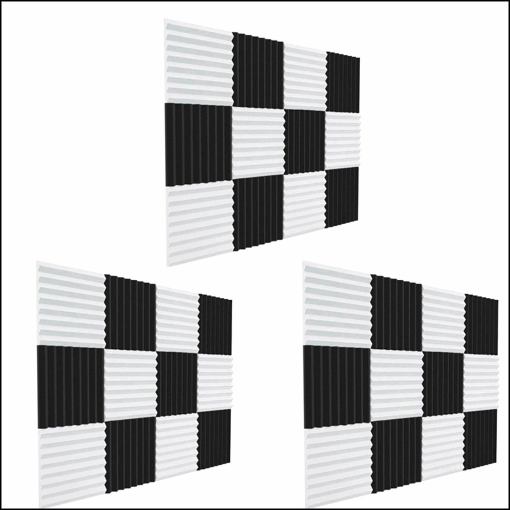 36 шт. акустическая пенопластовая доска, звукоизоляция, совместимая с игровой комнатой