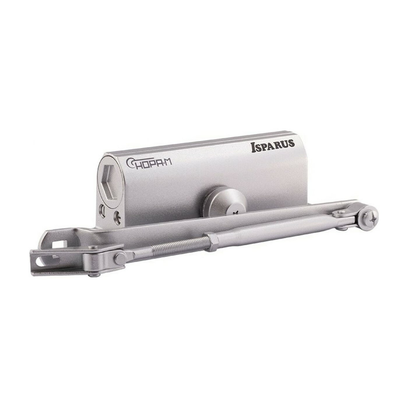 430 ISPARUS (серебро) Доводчик морозостойкий от 50 до 110кг нора-м