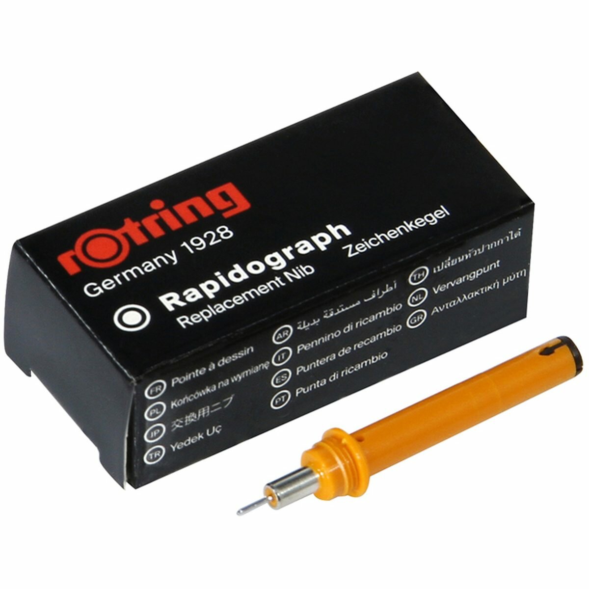 Пишущий элемент для рапидографа Rotring, 0.4мм, пластик (S0219520), 1шт.