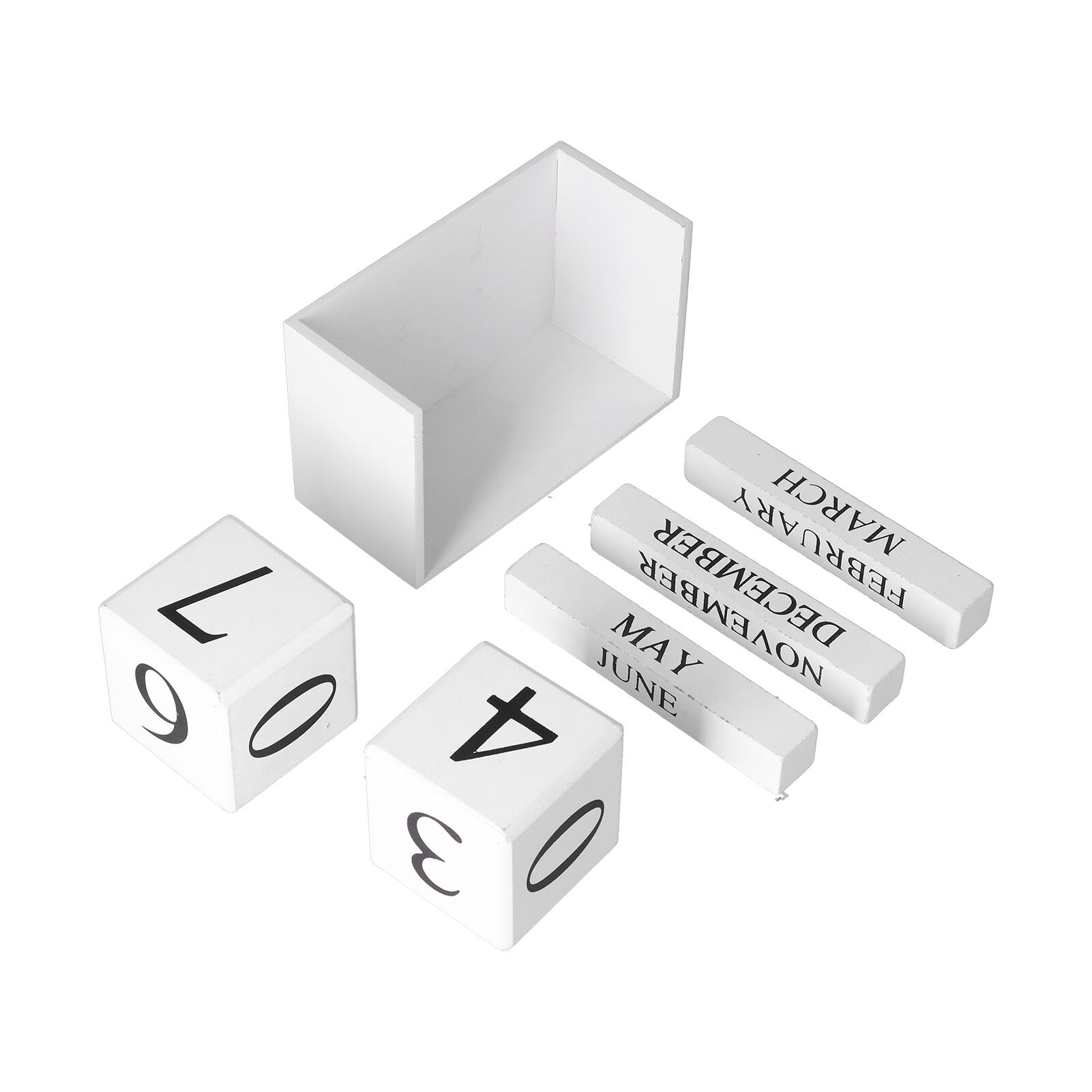 Элегантный деревянный настольный календарь, экологически чистый вечный календарь, ретро-органайзер для домашнего офиса, практичный и экономящий место