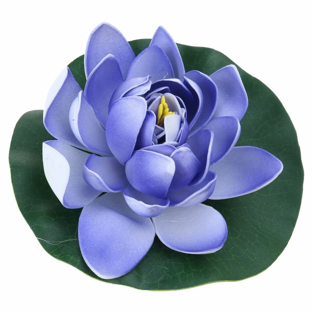 Искусственные плавающие лотосы смешанных цветов для прудов и садов