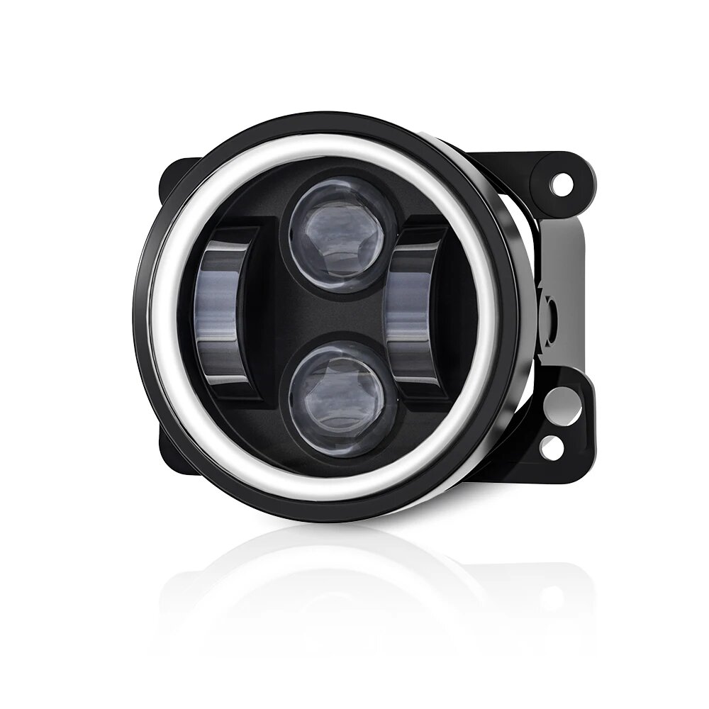 4-дюймовые Круглые Светодиодные Противотуманные Фары, Водонепроницаемые, 50000 Часов, Двойной Луч