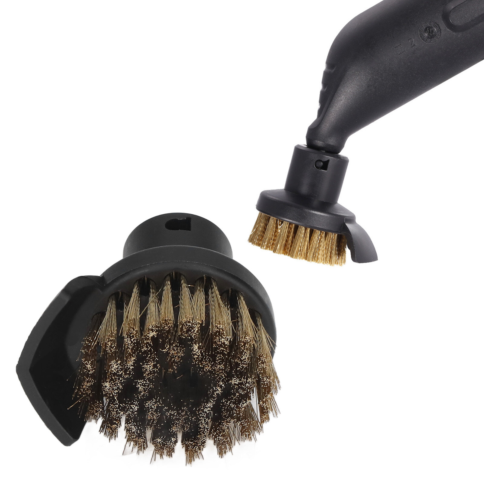 Насадка для пароочистителя, круглые щетки, запасная часть для Karcher SC1 SC2 SC3 SC4 SC5 SC6 SC7, золотой медный стиль