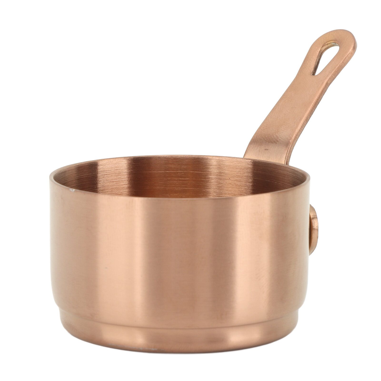 Чаша для соуса из нержавеющей стали 304 с ручкой, чашка для соуса, чашка для соуса, чашка для приправы, кетчупа, закуска, 80 мл, розовое золото