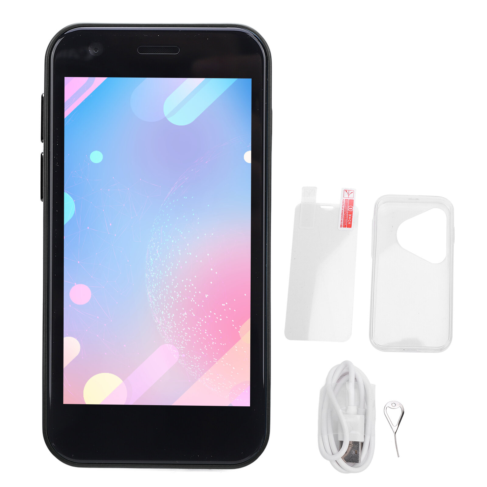 Маленький 3G-смартфон для Android 8.1 RAM 1 ГБ ROM 16 ГБ Quad Core 2000 мАч аккумулятор 3,0-дюймовый IPS-экран симпатичный сотовый телефон Palm черный