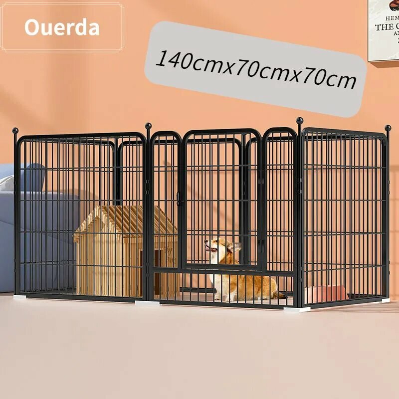 KNOW EASY-Ouerda-Вольер для собак металлический, 140х70х70 см