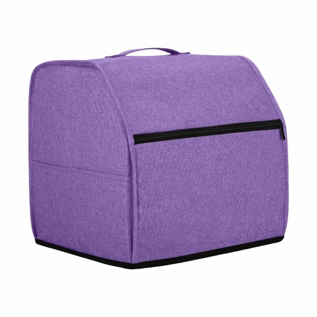 Пылезащитный чехол для швейной машины с фиксацией краев сумка для принадлежностей для швейных инструментов фиолетового цвета