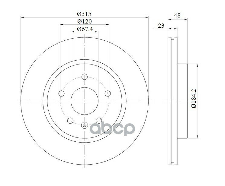 Диск тормозной задн. вентилируемый OPEL Insignia 2008->, SAAB 9-5 2010-2012 S&K арт. SKBD1072