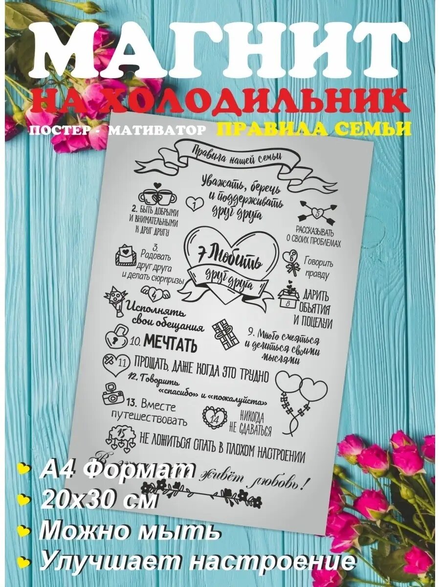 Магнит на холодильник