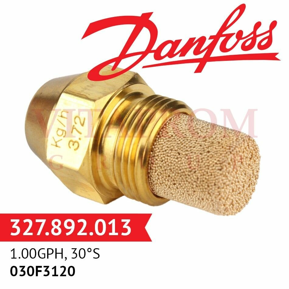 Форсунка Danfoss 1.00GPH, 30S, 030F3120 — фото 1