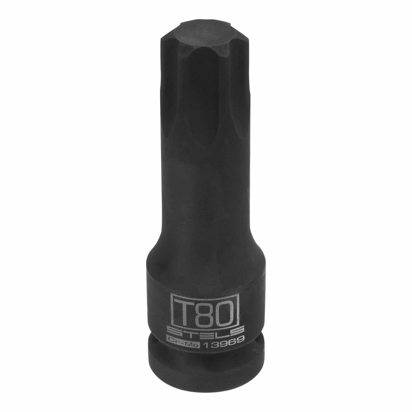 Головка ударная TORX 80, 1/2 дюйма, CrMo - сталь // Stels 13969