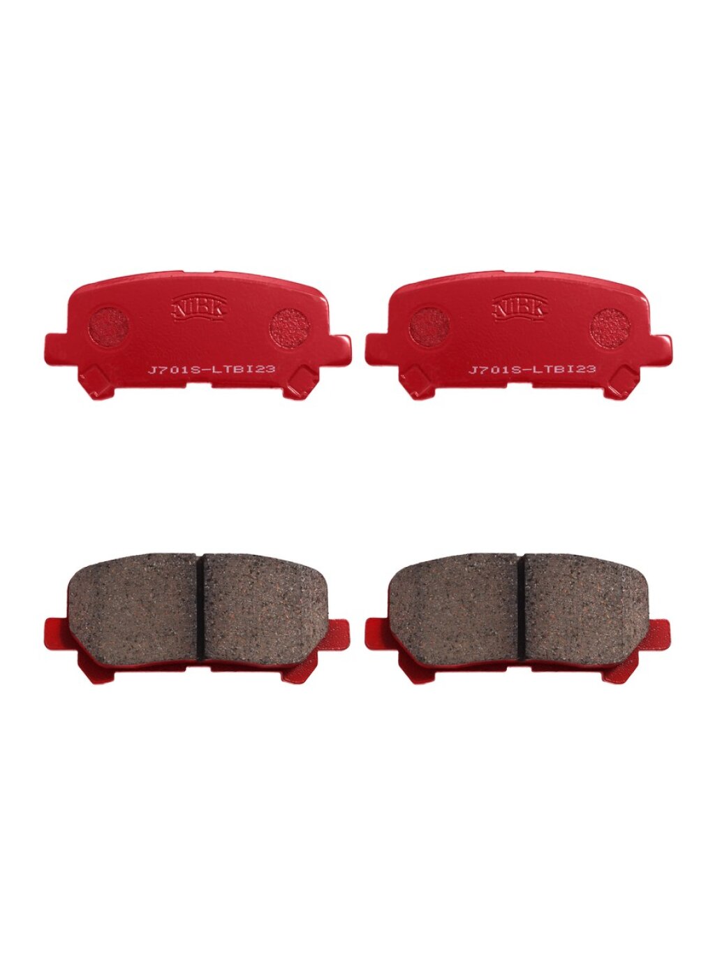 Колодки тормозные дисковые задние NIBK PN28002S