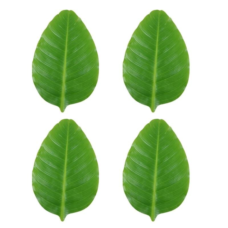 Искусственные банановые листья (4 шт.), S