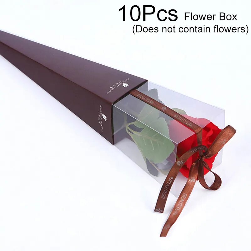 Подарочная коробка для роз 10 шт