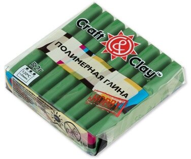 "Craft&Clay" полимерная глина CCH 52 г 1022 травяной