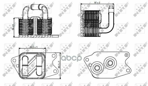 Радиатор масляный NRF арт. 31265