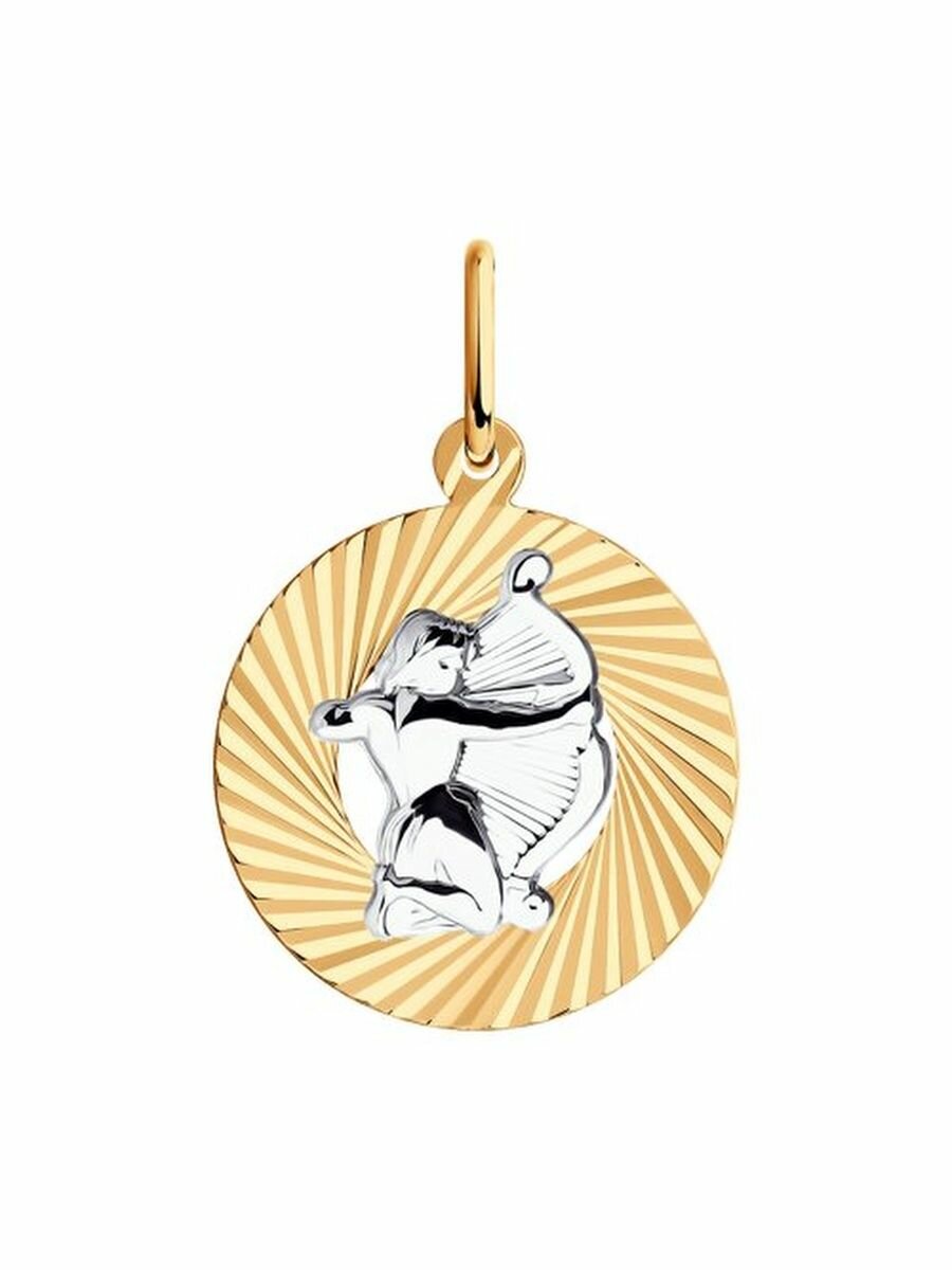 Подвеска, красное золото, 585 проба