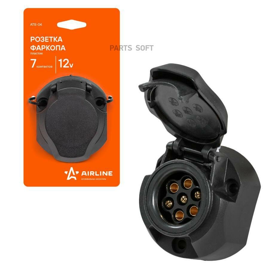 AIRLINE ATE-04 Розетка фаркопа 7 контактов пластик
