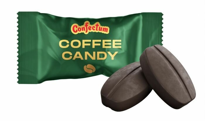 Карамель леденцовая "Coffee Candy" (Кофе канди), 500 гр, Конфектум