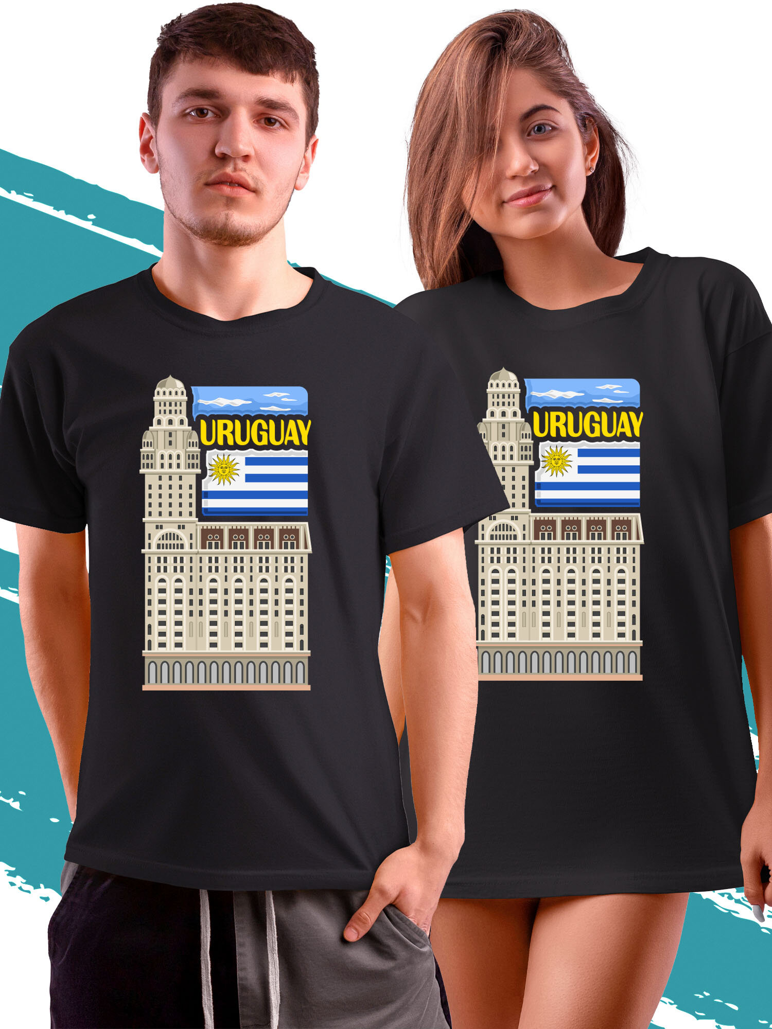 Футболка флаг Уругвая Uruguay