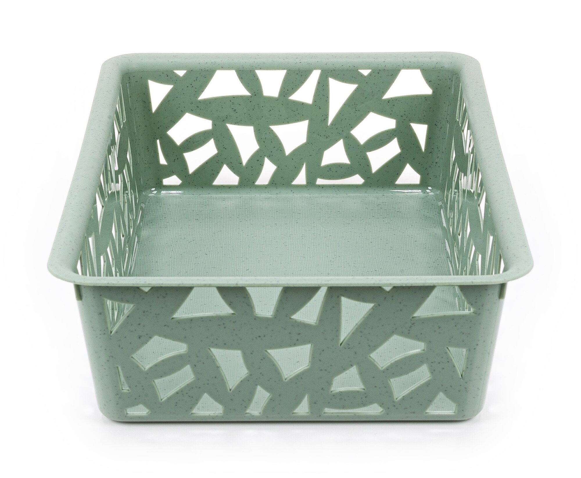 Корзина для хранения Econova Универсальная полипропилен оливковая L 235х160х60мм