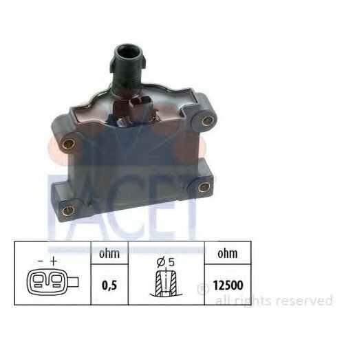 Катушка зажигания 9.6185S TOYOTA: CARINA E, CELICA, RAV-4 Facet 96185S для Toyota Carina E, Celica, Land Cruiser, RAV 4 I