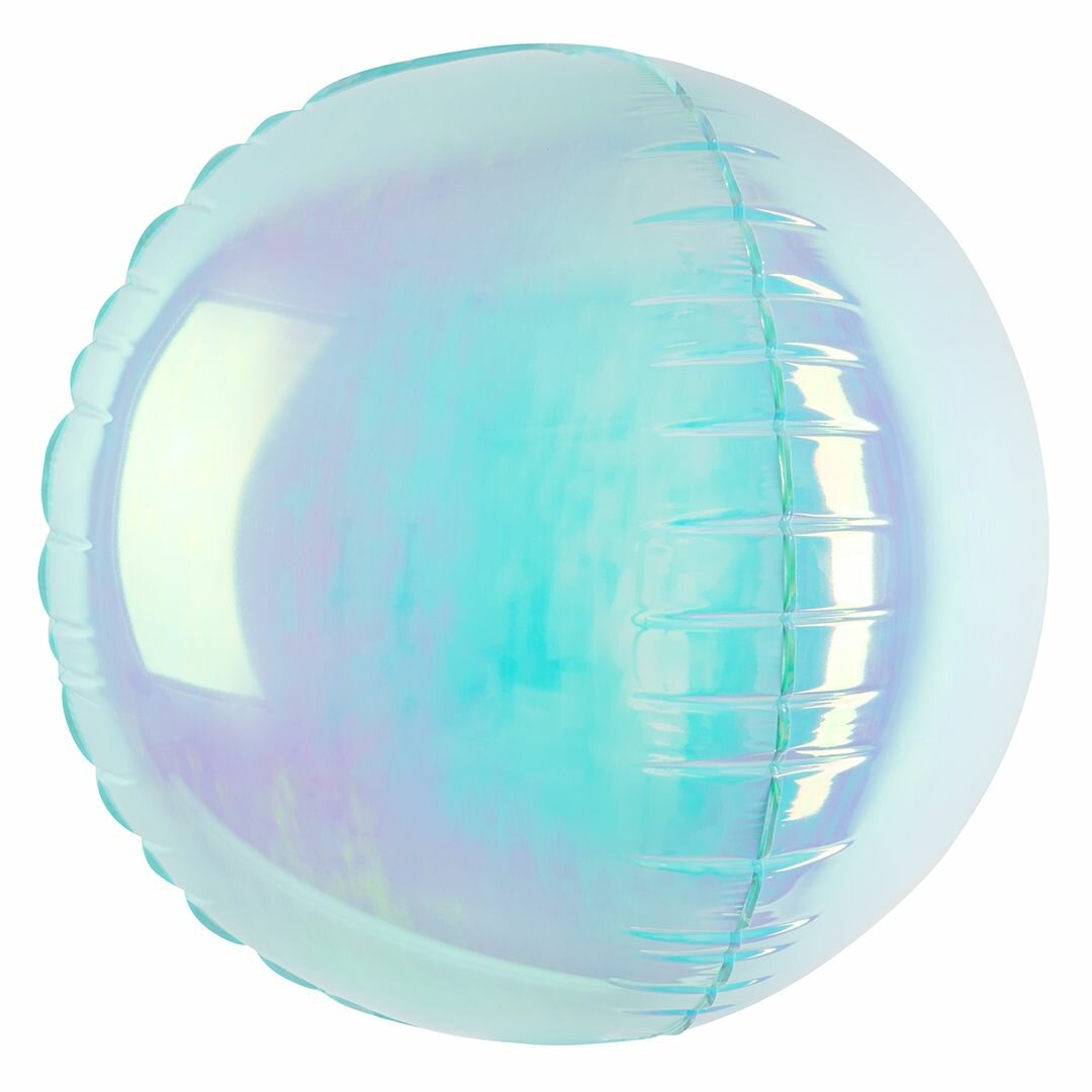 Шар 3D (50'/127 см) Сфера, Хамелеон, Голубой, Перламутр, 1 шт. в уп.