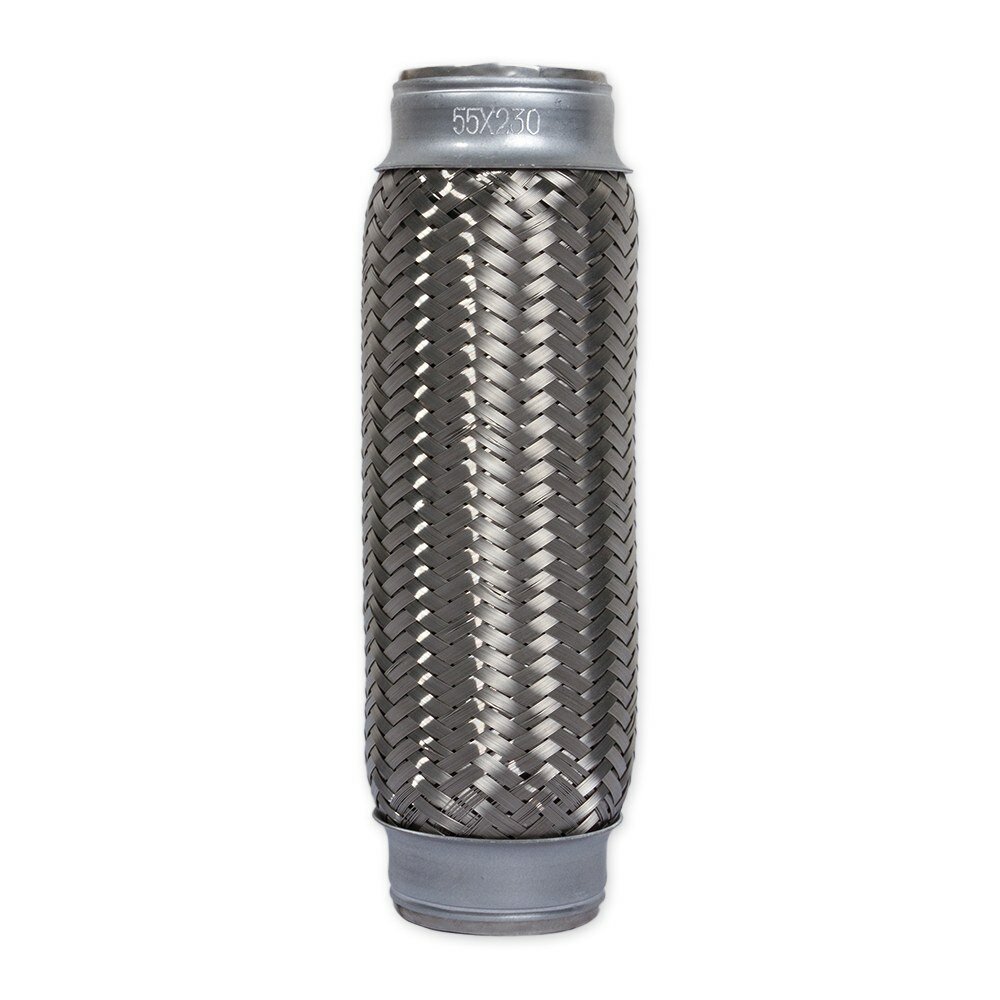 Компенсатор (гофра) выхлопной системы 3х-слойная innerbraid 55x230 universal d=55mm l=230mm ganz gig05006