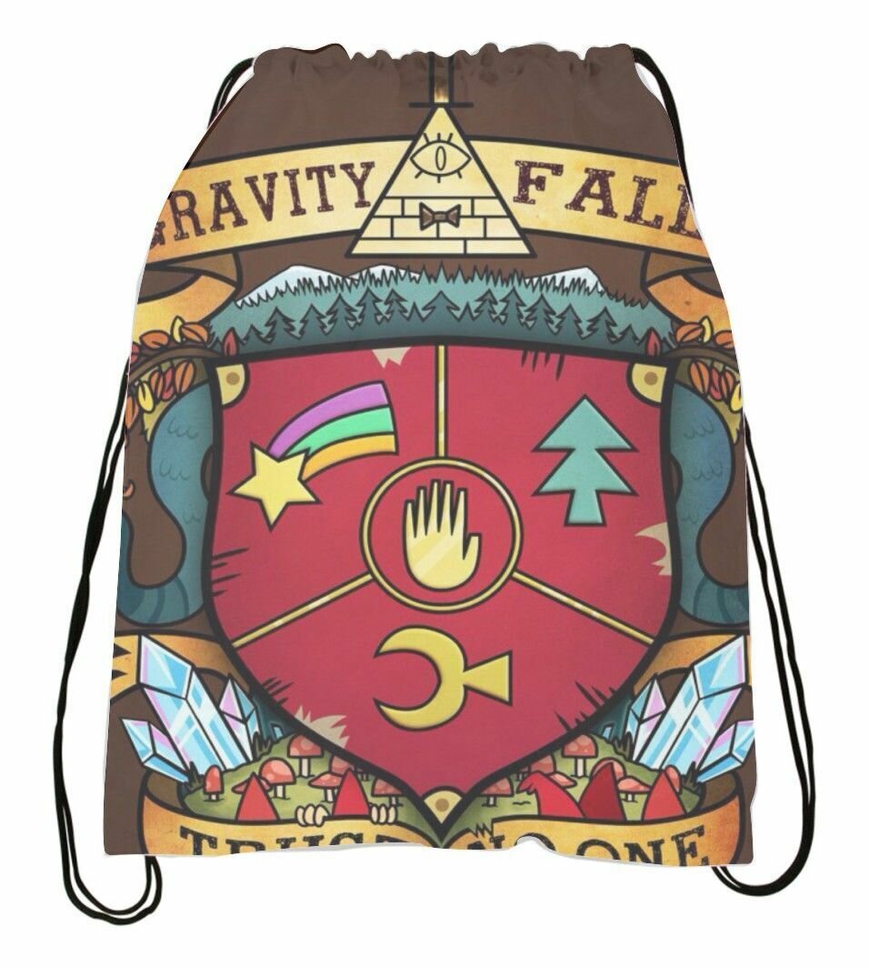 Сумка-мешок Mewni-Shop с принтом "Гравити Фолз" - 48