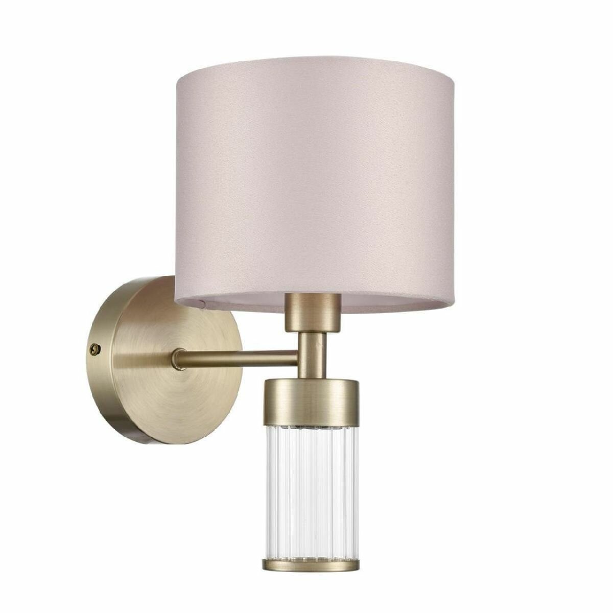 Бра Lumion Damona 8109/1W латунь титаниум/бежевый, металл/текстиль/стекло E14 40W 220V