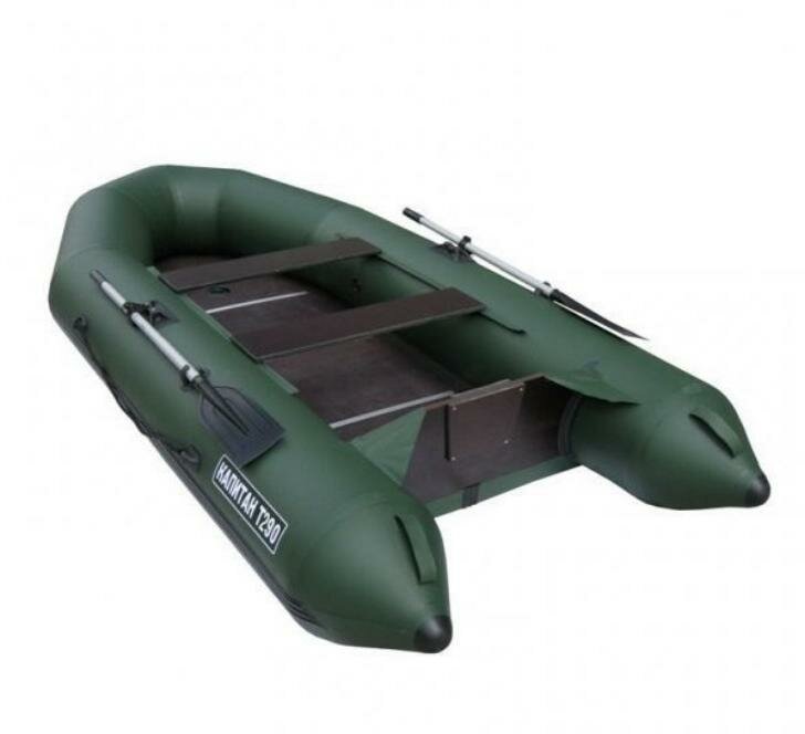 Лодка ПВХ Тонар Капитан Т290 киль+пол серый