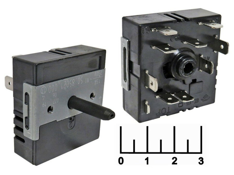 Терморегулятор для стеклокерамических плит двухзонный 13A 220V 50.85021.000/COK351UN