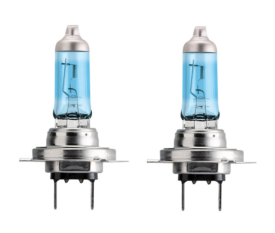 Набор ламп 12Vx55W H7 PHILIPS WHITE VISION ULTRA 4200K 2 штуки комплект P-12972 WVU2