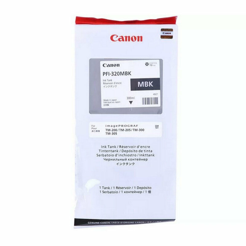 Картридж струйный Canon PFI-320MBK (2889C001) чер. мат. для TM-200/205/300, 1111388