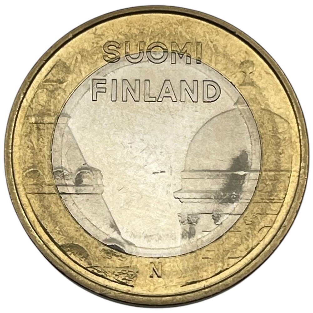 Финляндия 5 евро 2012 г. (Исторические регионы Финляндии. Строения - Уусимаа)