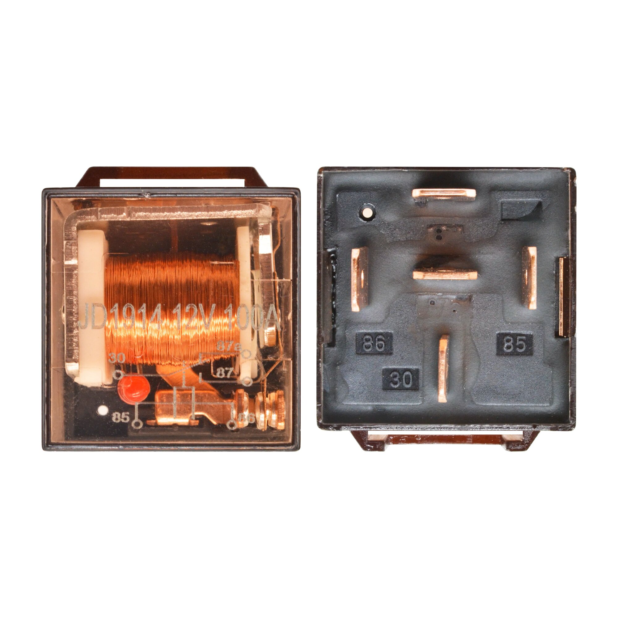 Автомобильное реле Waterproof Automotive Relay 12В/24В 80/100А 4/5Pin 12V 4PIN 80A