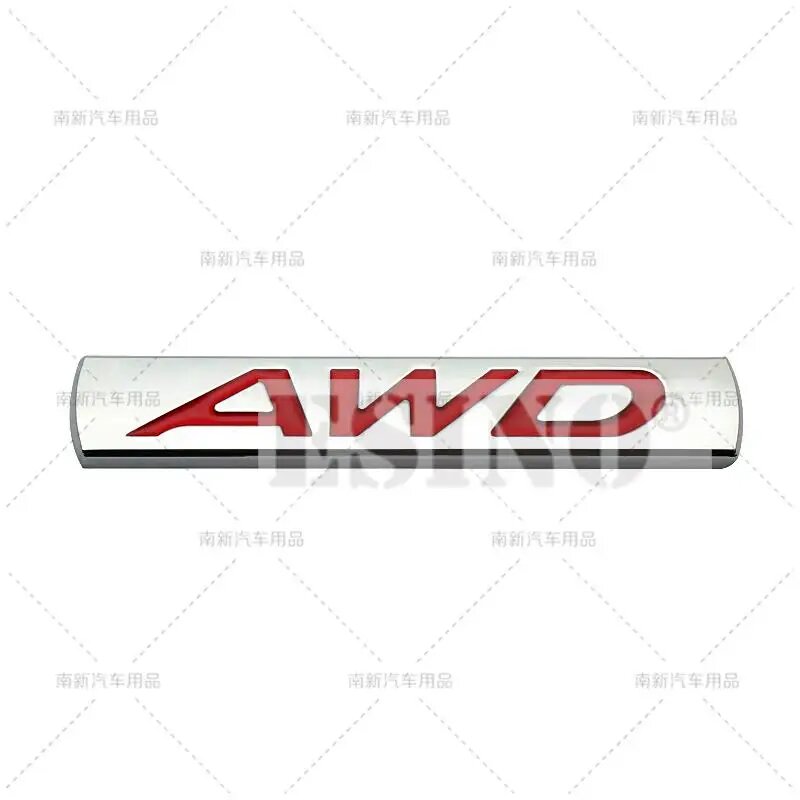 AWD значок для Mazda 3, Style 3, металлический