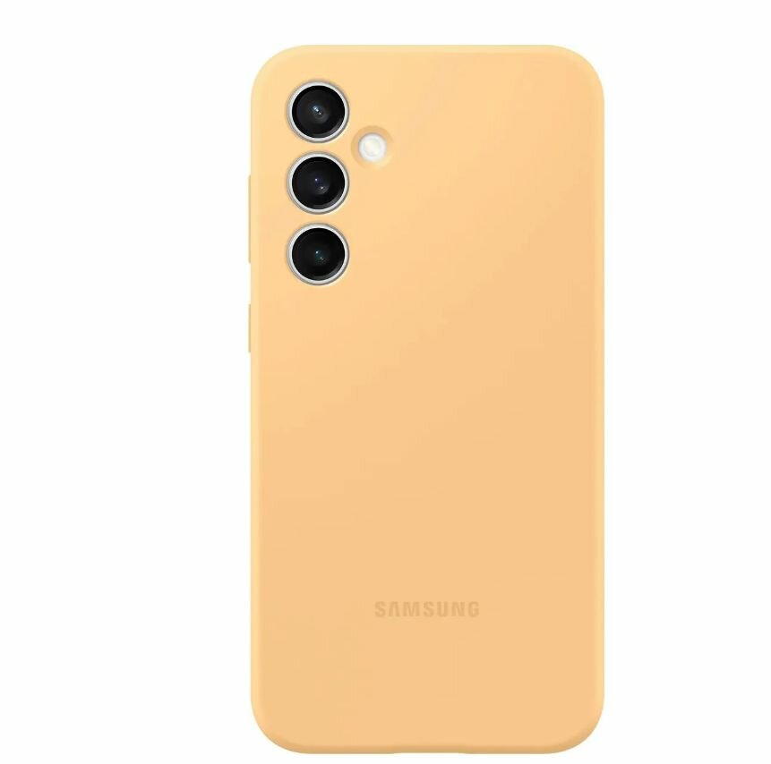 Чехол (клип-кейс) Samsung Silicone Case, для Samsung Galaxy S23 FE, оранжевый