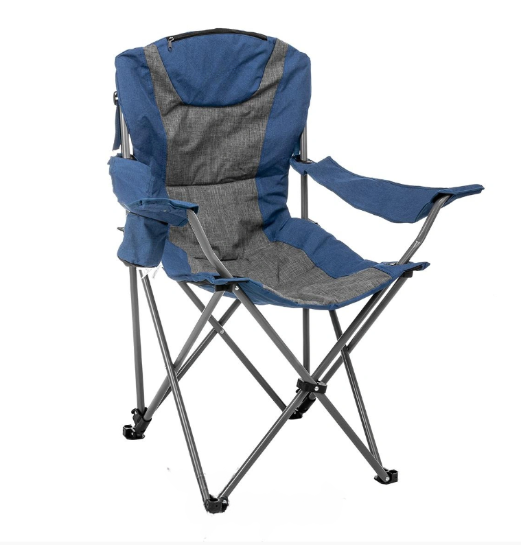 Кресло складное синий/серый (HS-750-052-BG) Helios