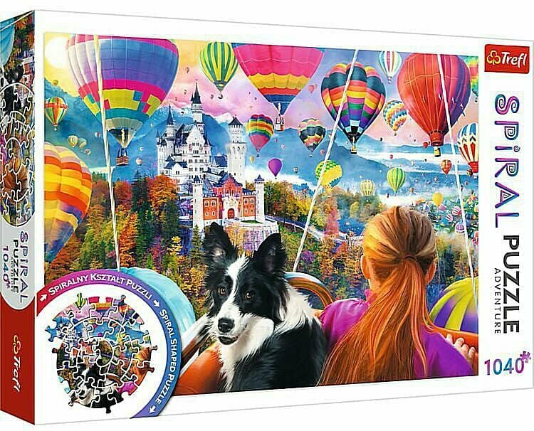 Пазлы 1040 деталей. Фестиваль воздушных шаров (спираль) 40018, (KZWP Trefl-Krakow)