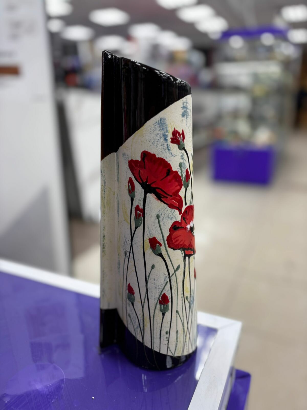 Ваза для цветов "Полевые Маки"