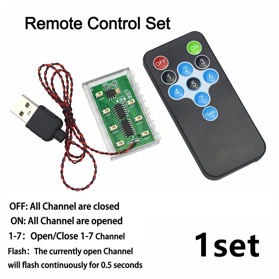 LEDUO DIY RGB контроллер для уличного фонаря Remote Control Set