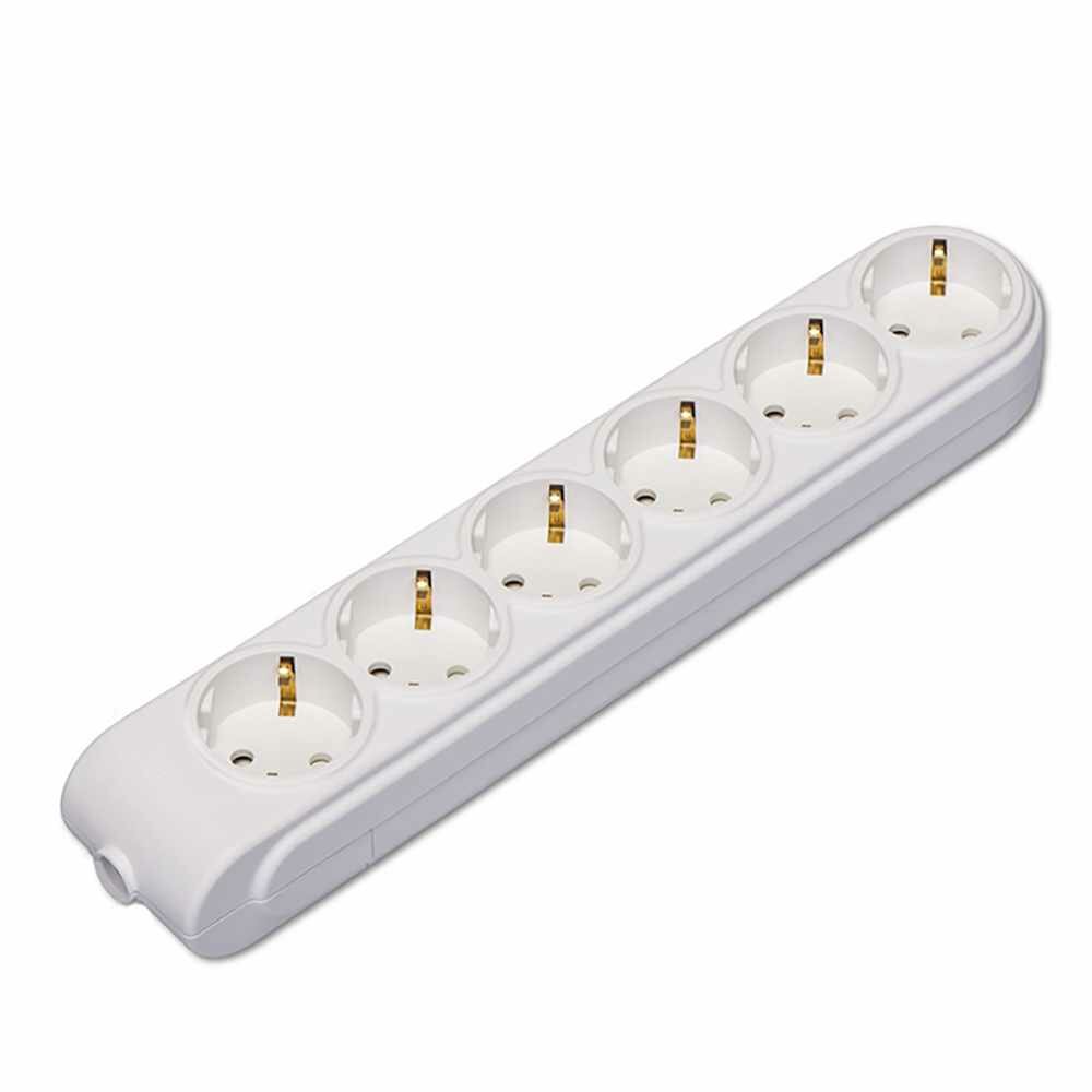 Колодка MAKEL 6 гнезд с заземлением 3600 Вт