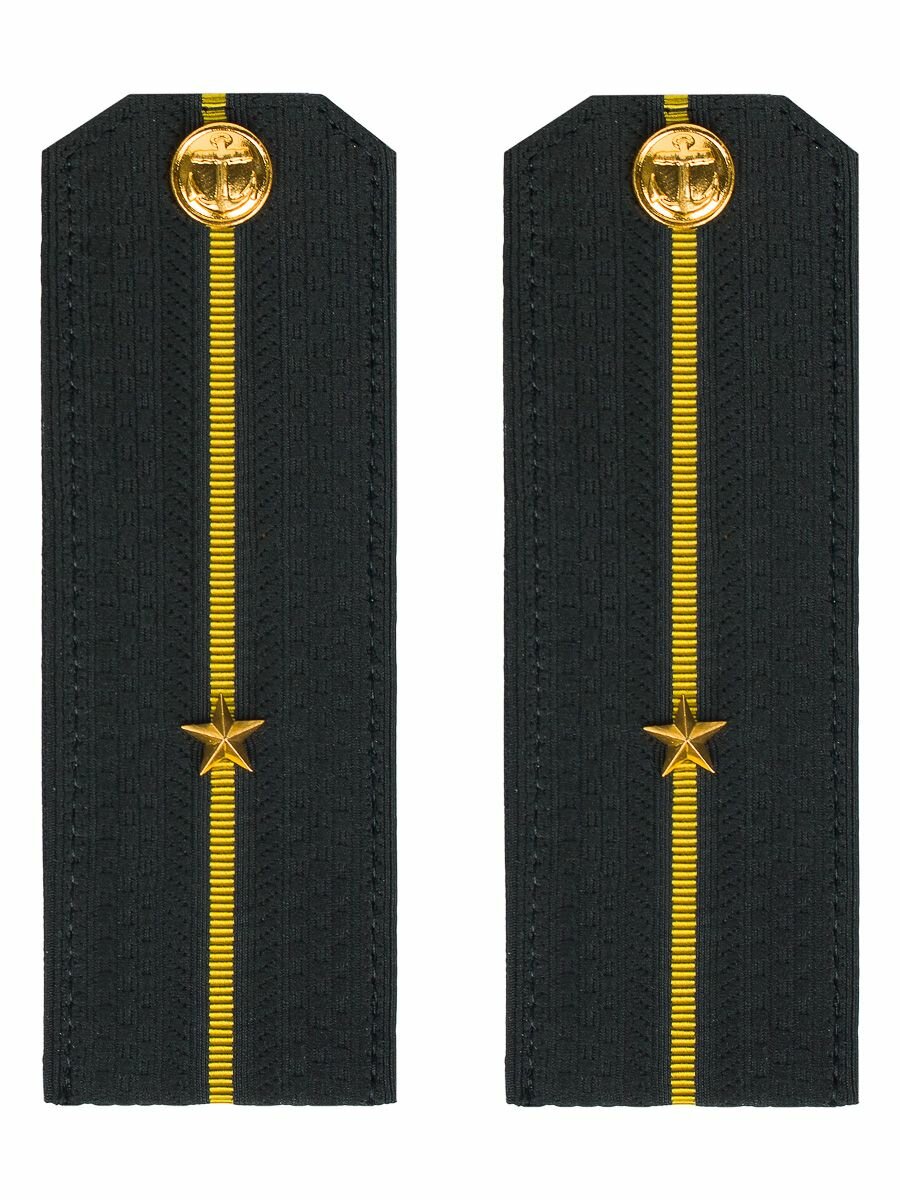 Погоны ВМФ Младший Лейтенант цвет черный 752763