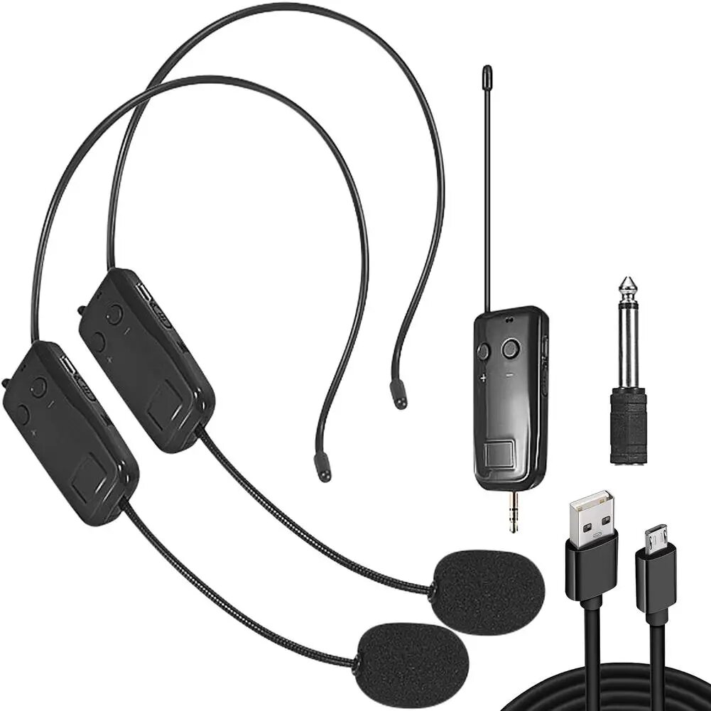 Беспроводной микрофон-гарнитура 2.4G, Set 2 no box