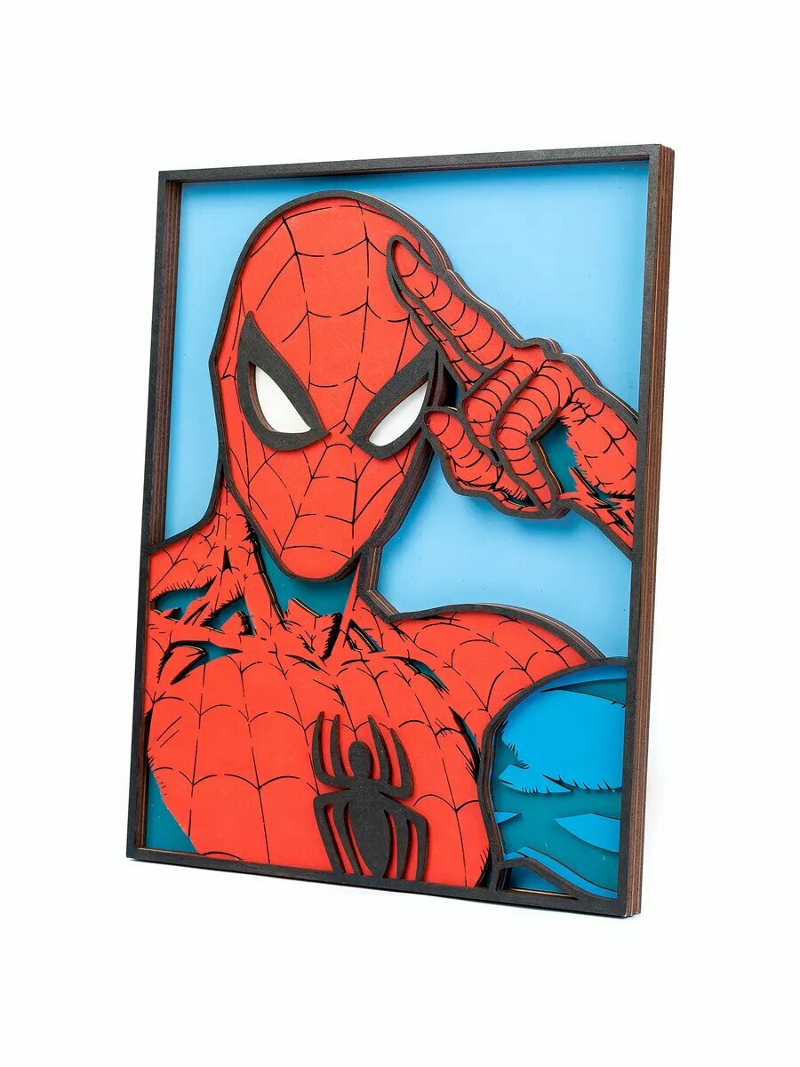 3D картина по номерам Невероятный Человек-паук Marvel